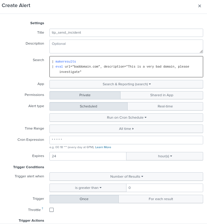 Kubernetes + OpenCTI + Splunk Development Environment · Home